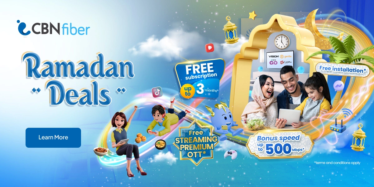 1 Gbps Internet CBN Fiber Home